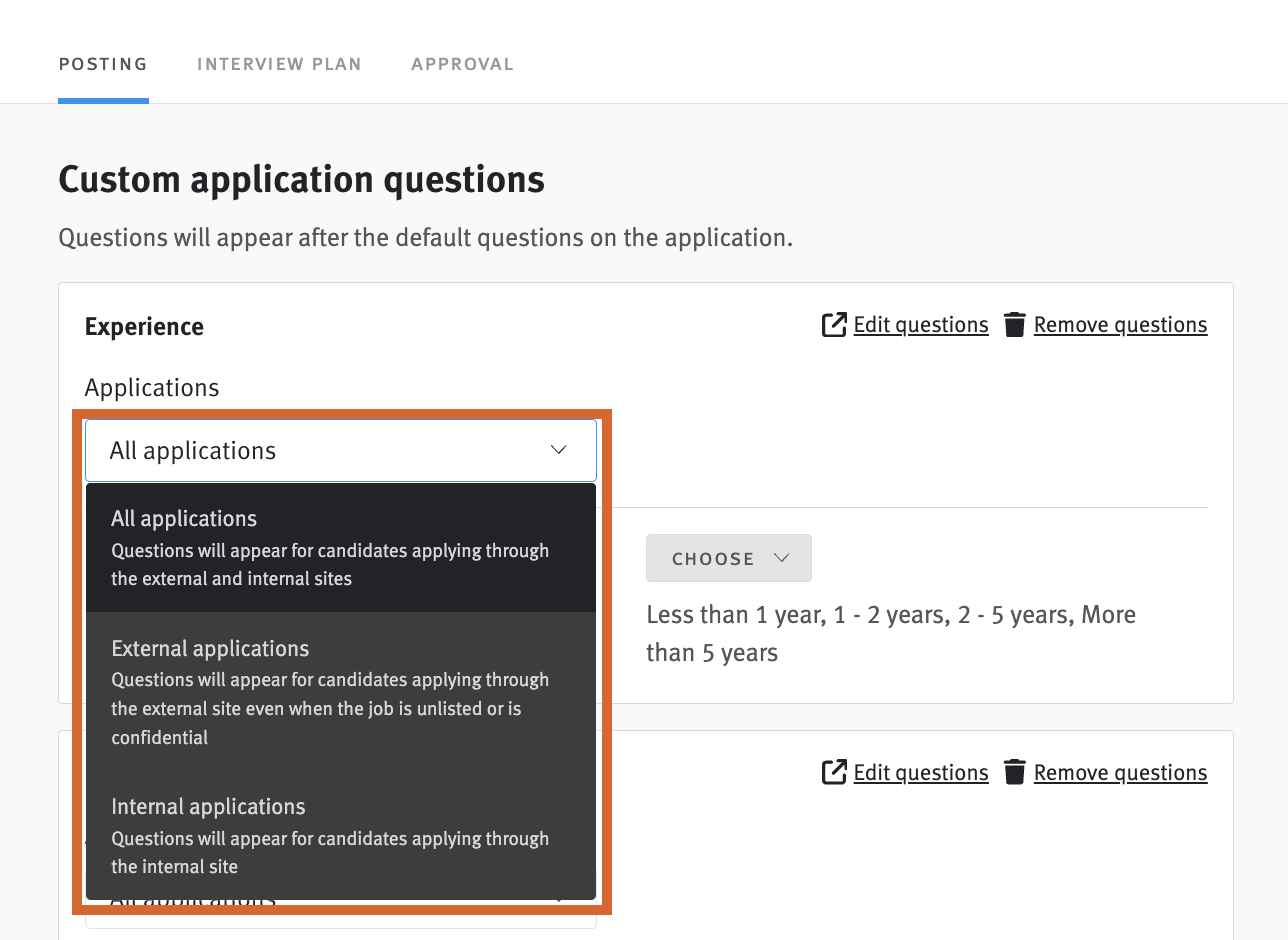 Adding Custom Application Questions to Job Postings