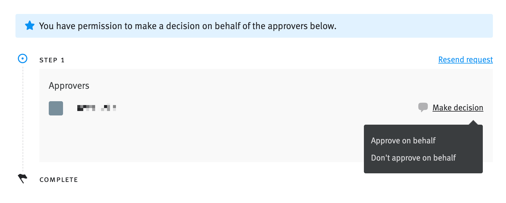 Requesting requisition approval