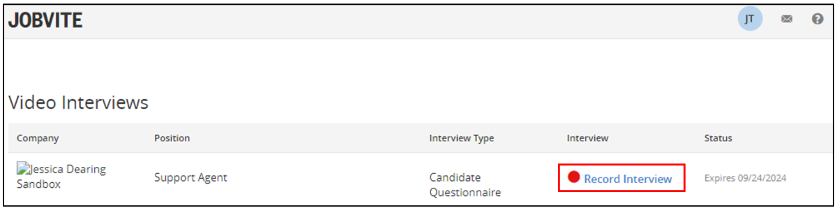 Job Seeker Video Interview Troubleshooting