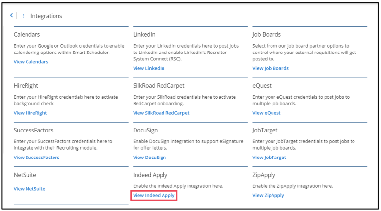 Integrating with Indeed Apply