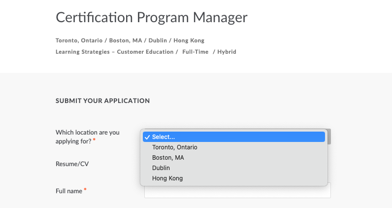 Creating and managing Multi-Location Postings