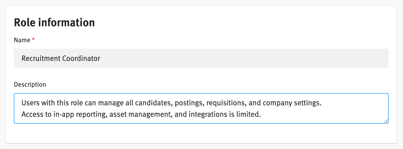 Creating and managing custom roles