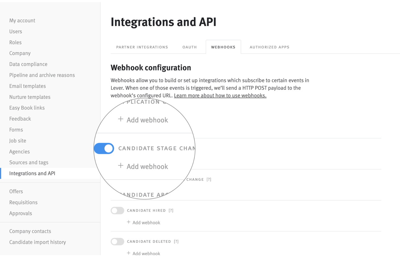 Enabling and using the Code Interview integration
