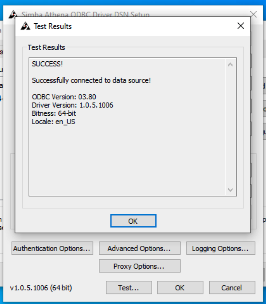 Connecting to Data Warehouse Sync using ODBC
