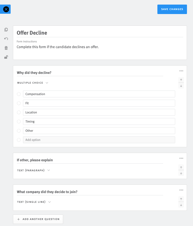 Creating form templates