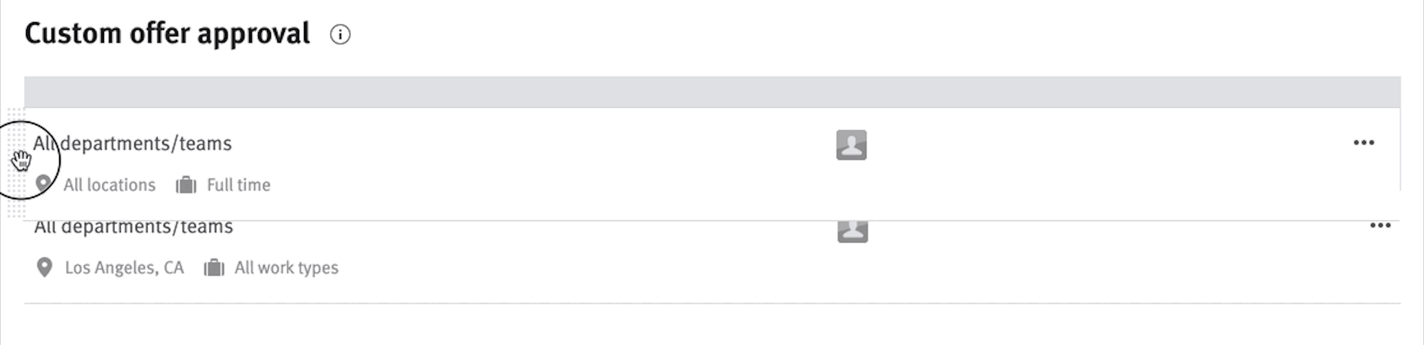 Building offer approval workflows