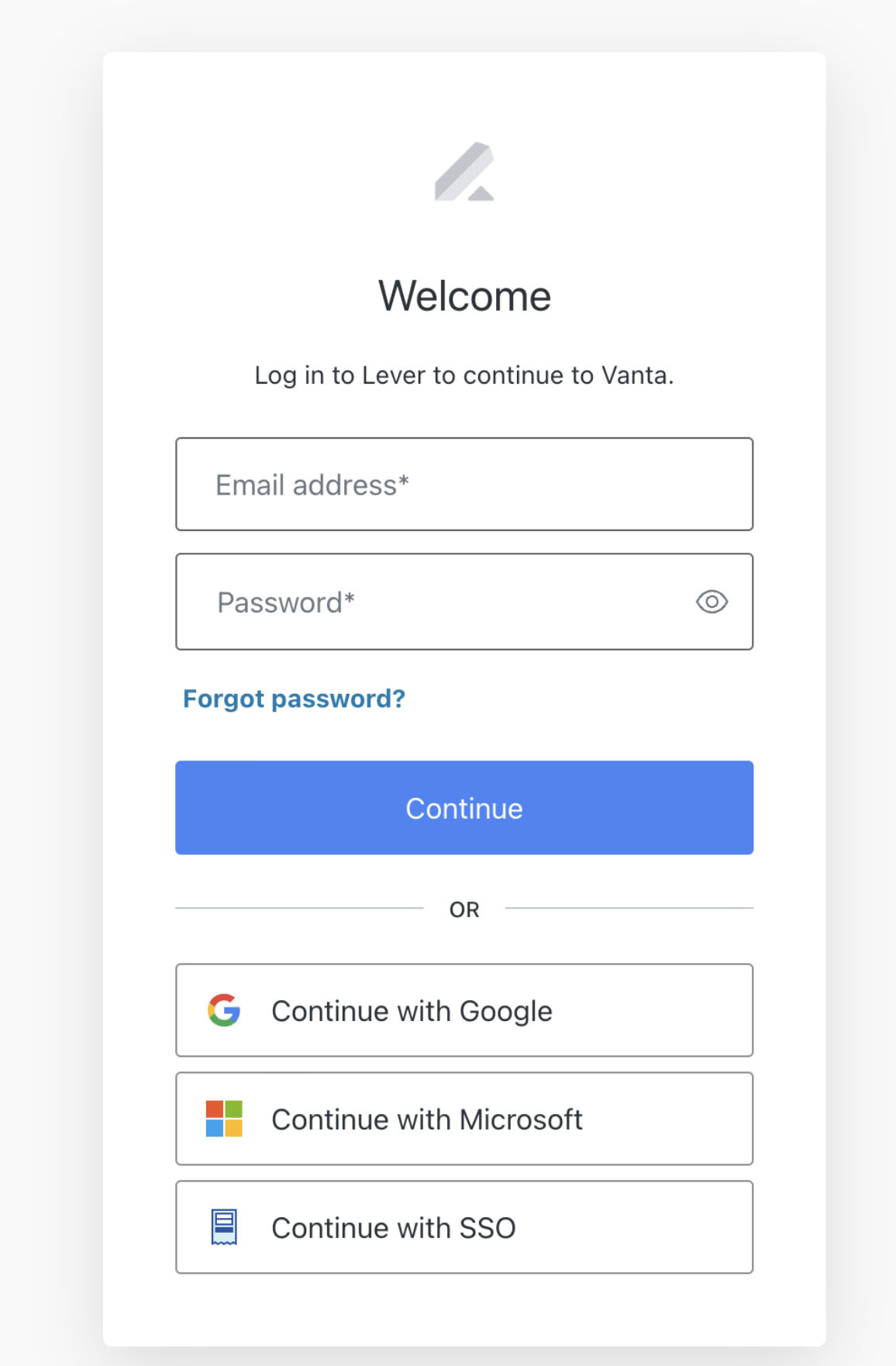 Enabling and using the Vanta integration