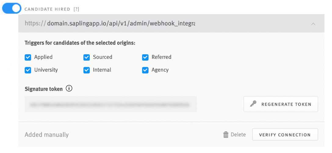 Enabling and using the Sapling Onboarding by Kallidus integration