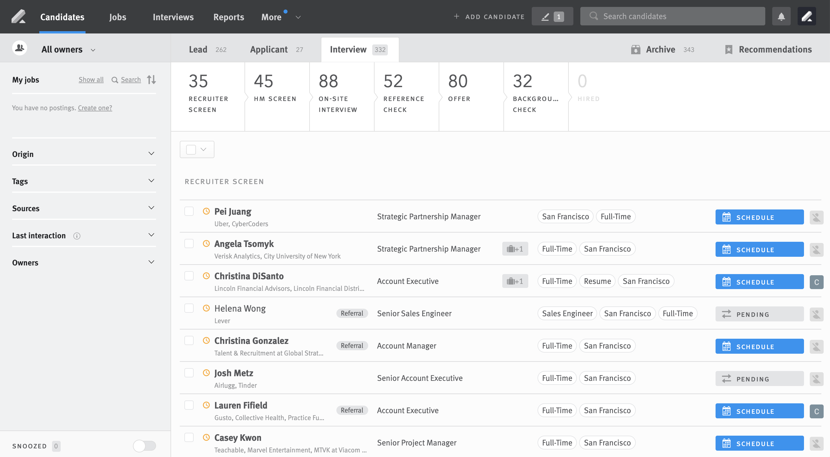 Lever product overview