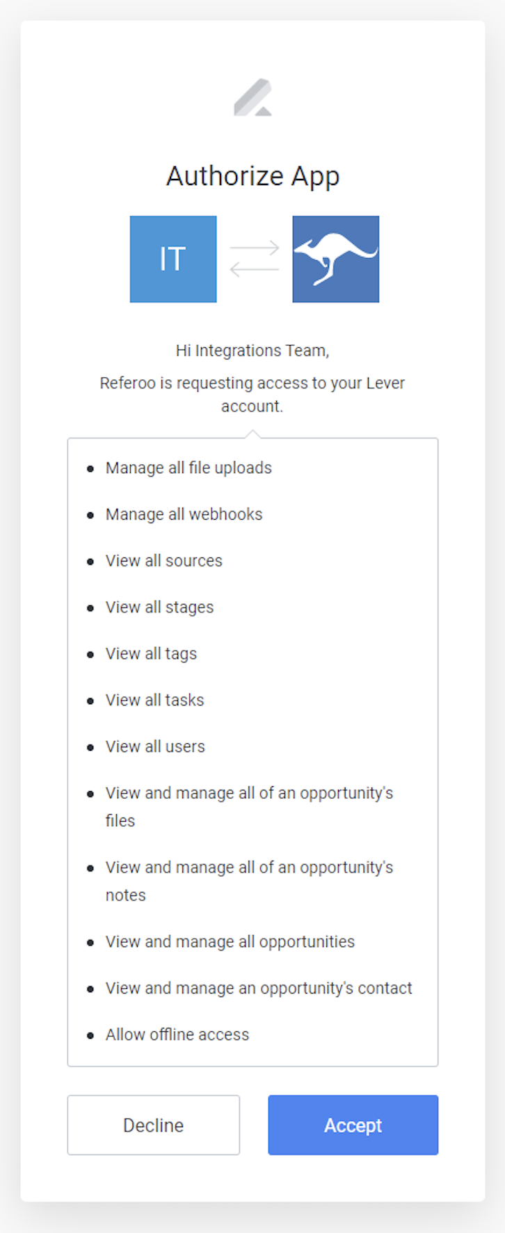 Enabling and using the Referoo integration