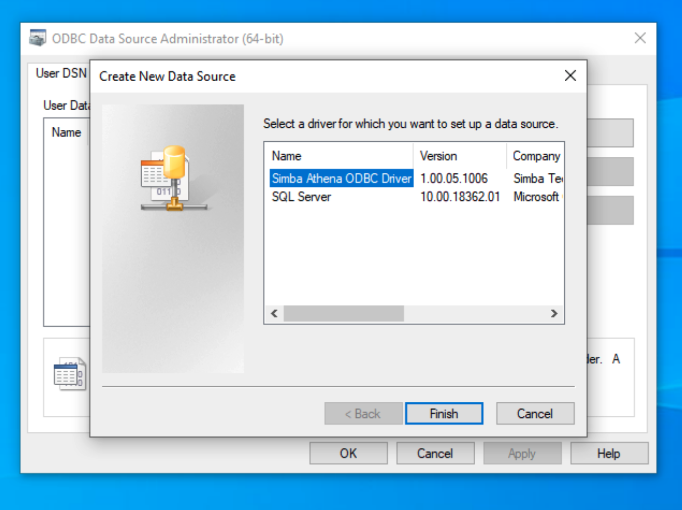 Connecting to Data Warehouse Sync using ODBC