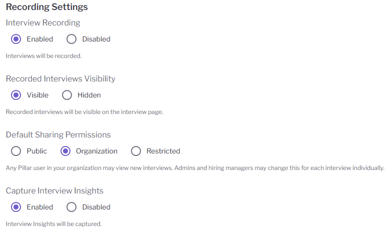 Recording & Email Preferences in AI Interview Companion