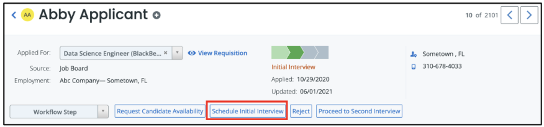 Schedule Microsoft Teams Conference for Interview